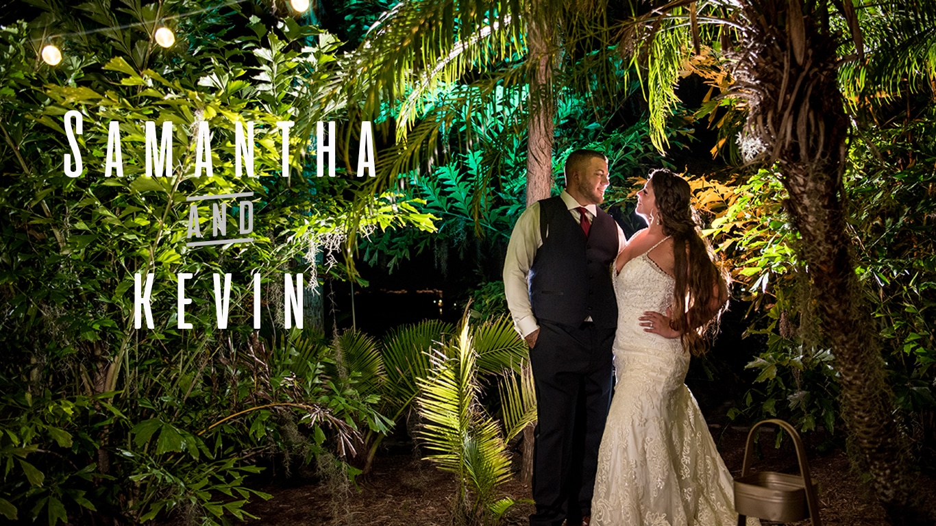 Samantha and Kevin’s Tropical Wedding Video at Paradise Cove Orlando